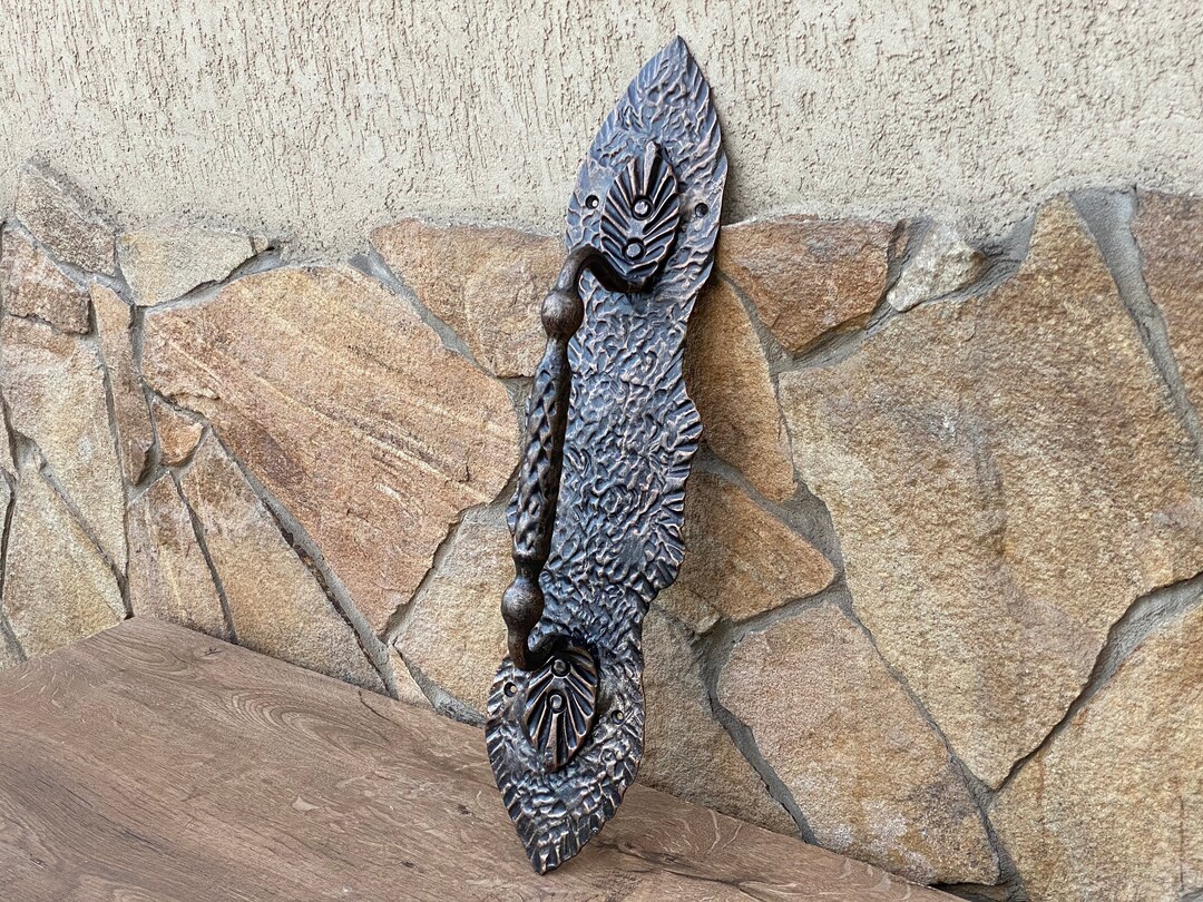 Door Handle, Door Accessory, Hand Forged Door Handle, Barn Door Pull ...