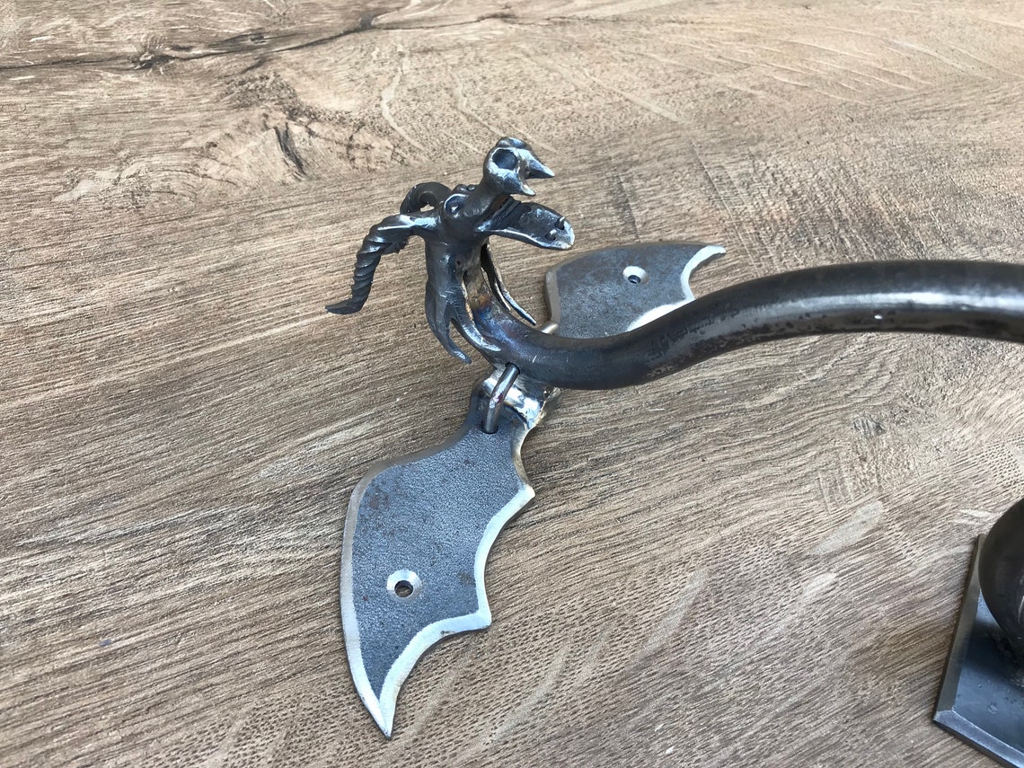 Door Pull Dragon Dragon Art Dragon Gift Barn Door Handle - Etsy