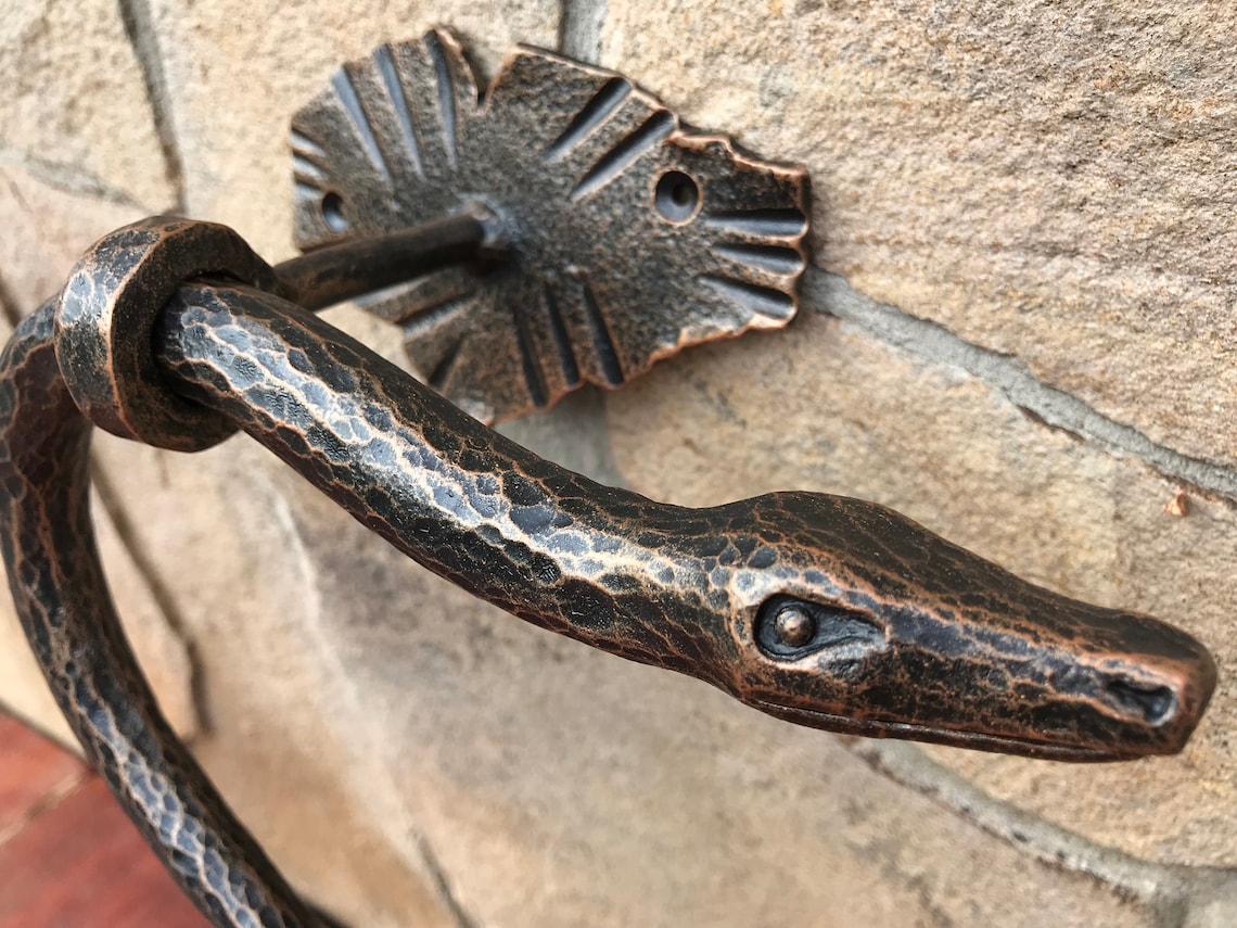 Snake door handle snake door knocker barn door handle shed | Etsy