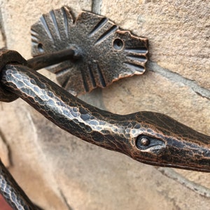 Snake Door Handle, Snake Door Knocker, Barn Door Handle, Shed Door ...