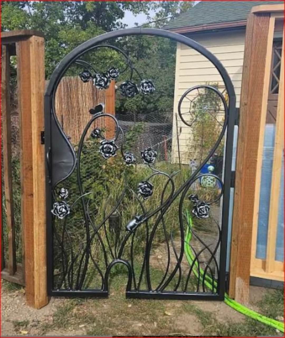 Garden Gate, Gate, Balcony, Yard, Christmas, Pet Gate, Terrace, Window ...