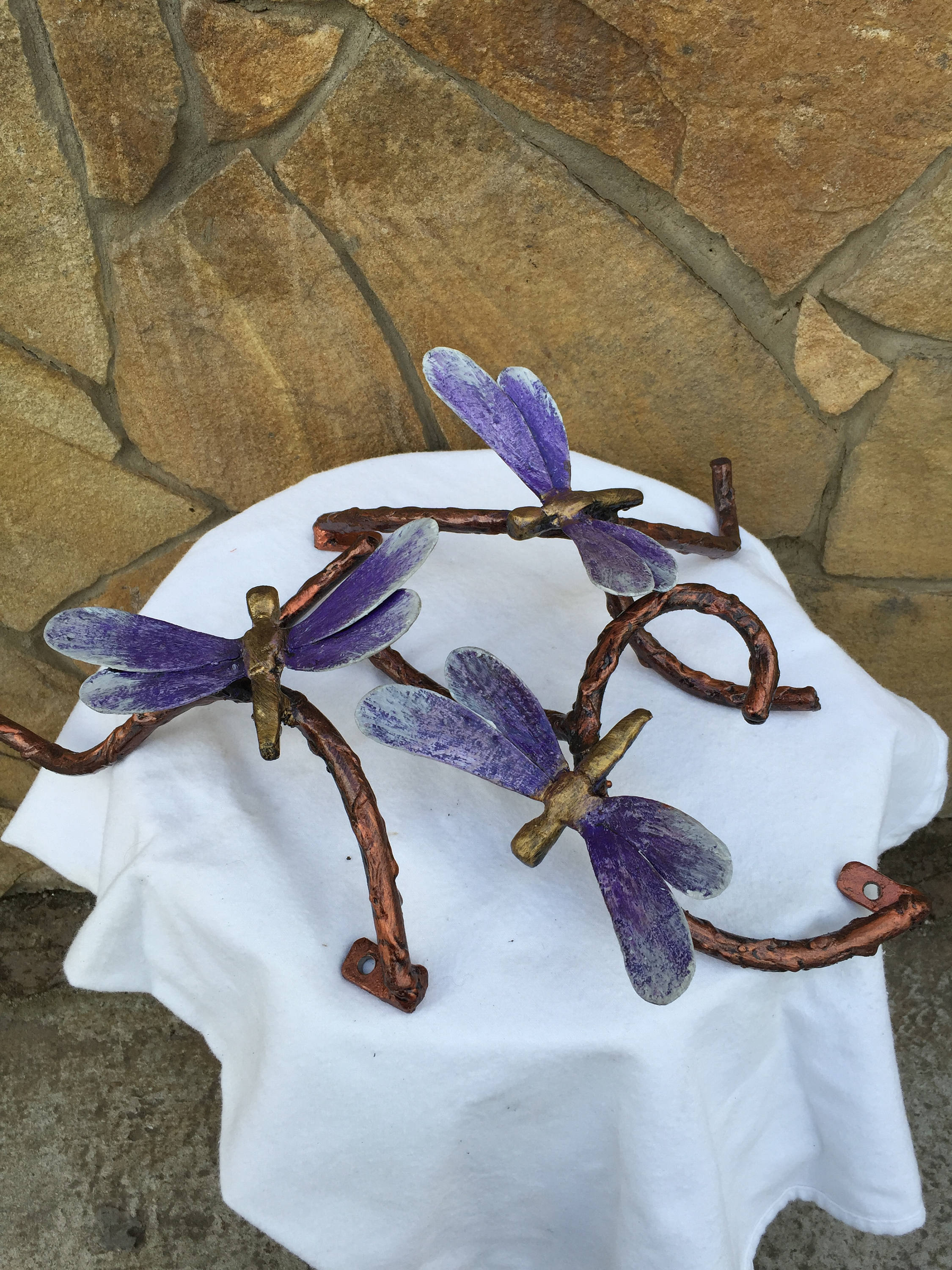 Dragonfly metal dragonfly dragonfly figurine forged | Etsy