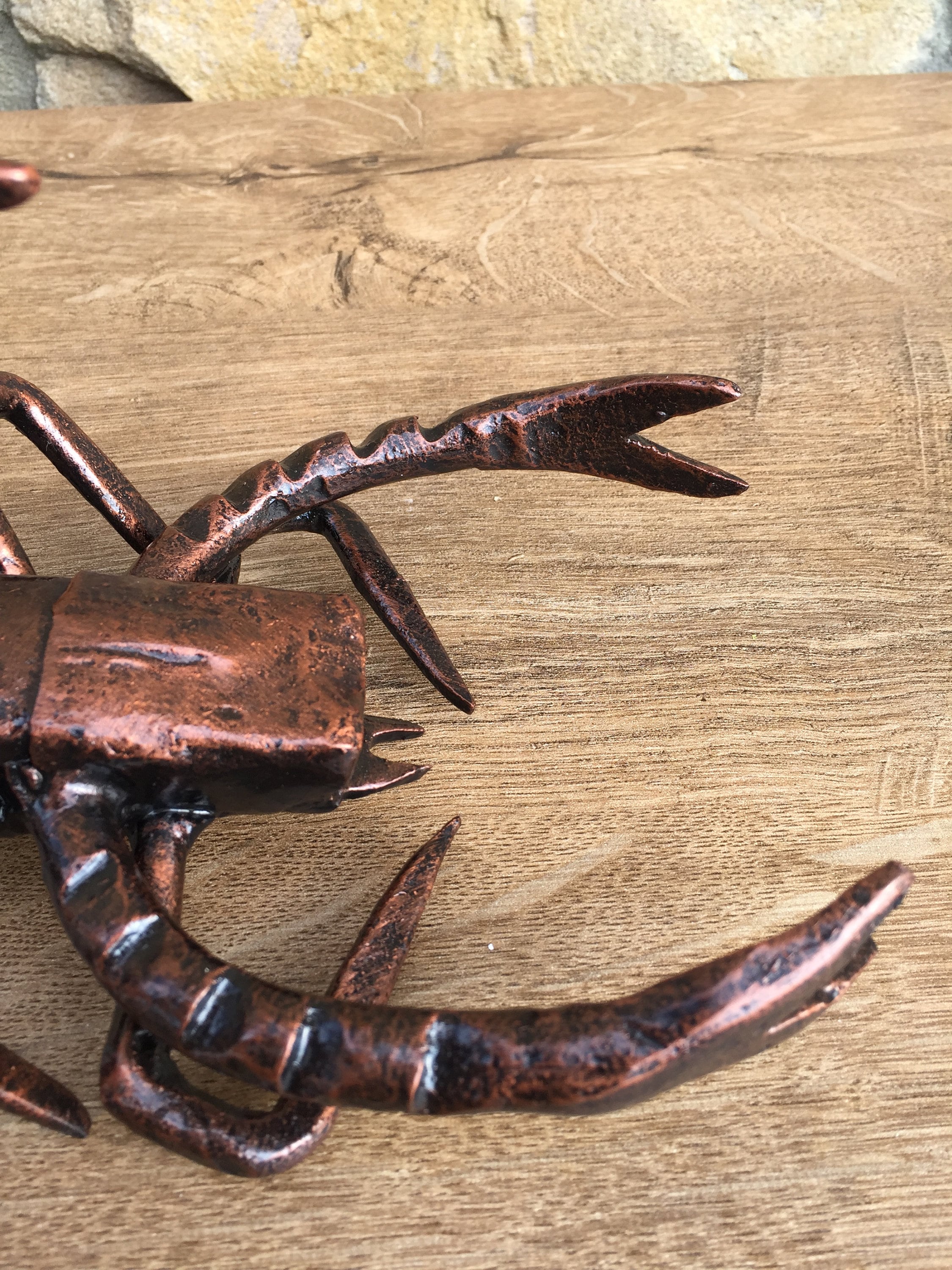 Metal Scorpion, Forged Scorpion, Scorpion Figurine, Arachnid Sculpture ...