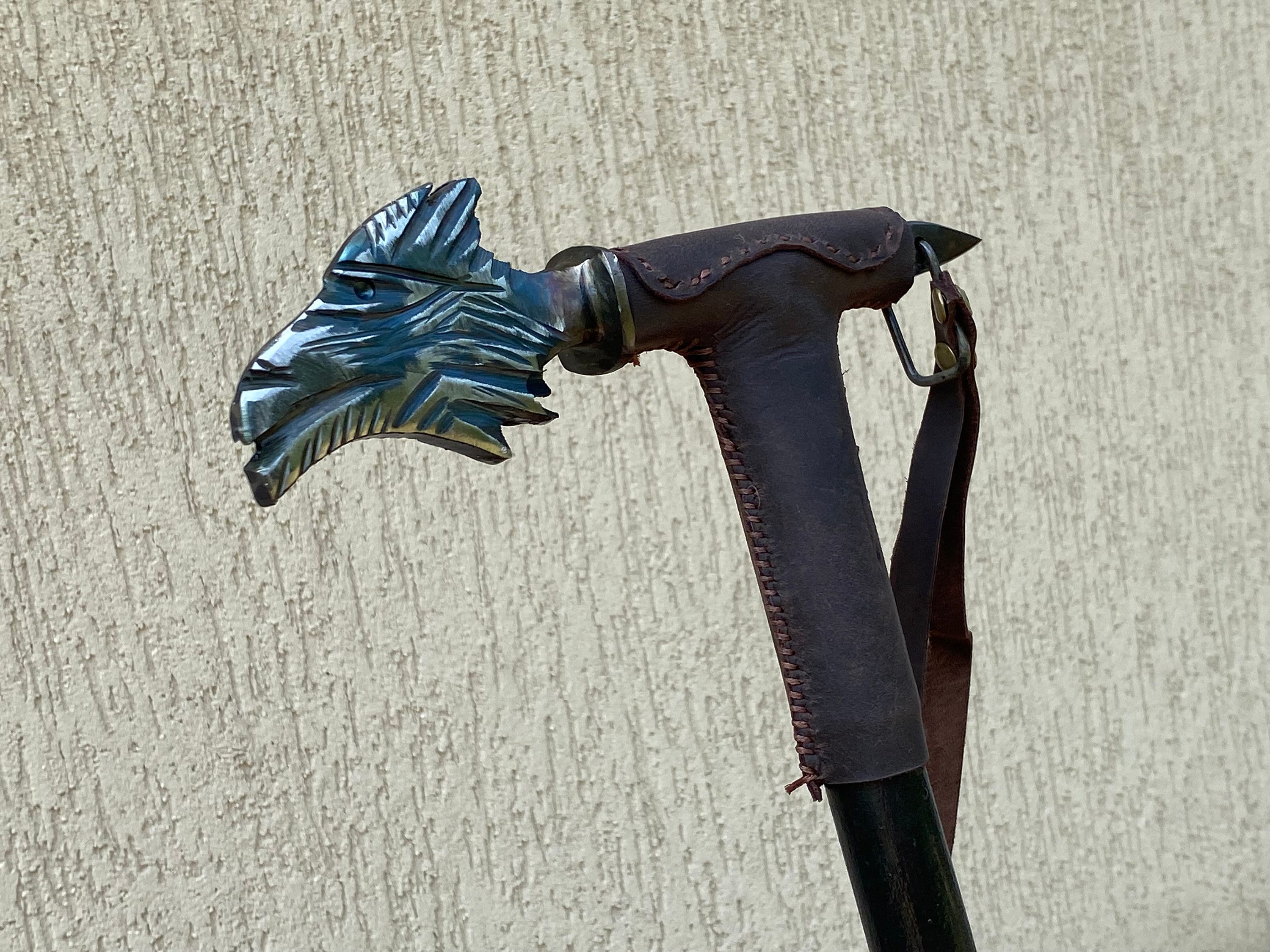 Dragon Cane Railrod Spike Walking Cane Dragon Walking - Etsy