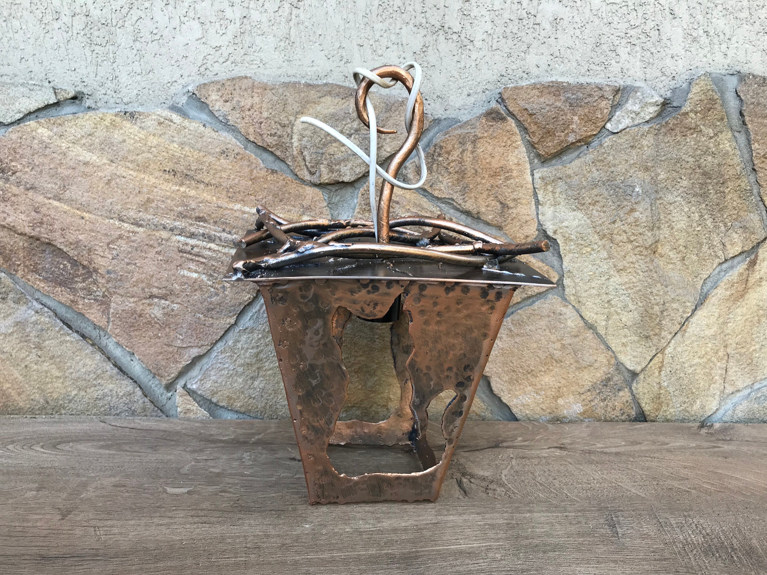 Ceiling Lamp Wall Lamp Cat Decor Hand Forged Lamp Wall - Etsy