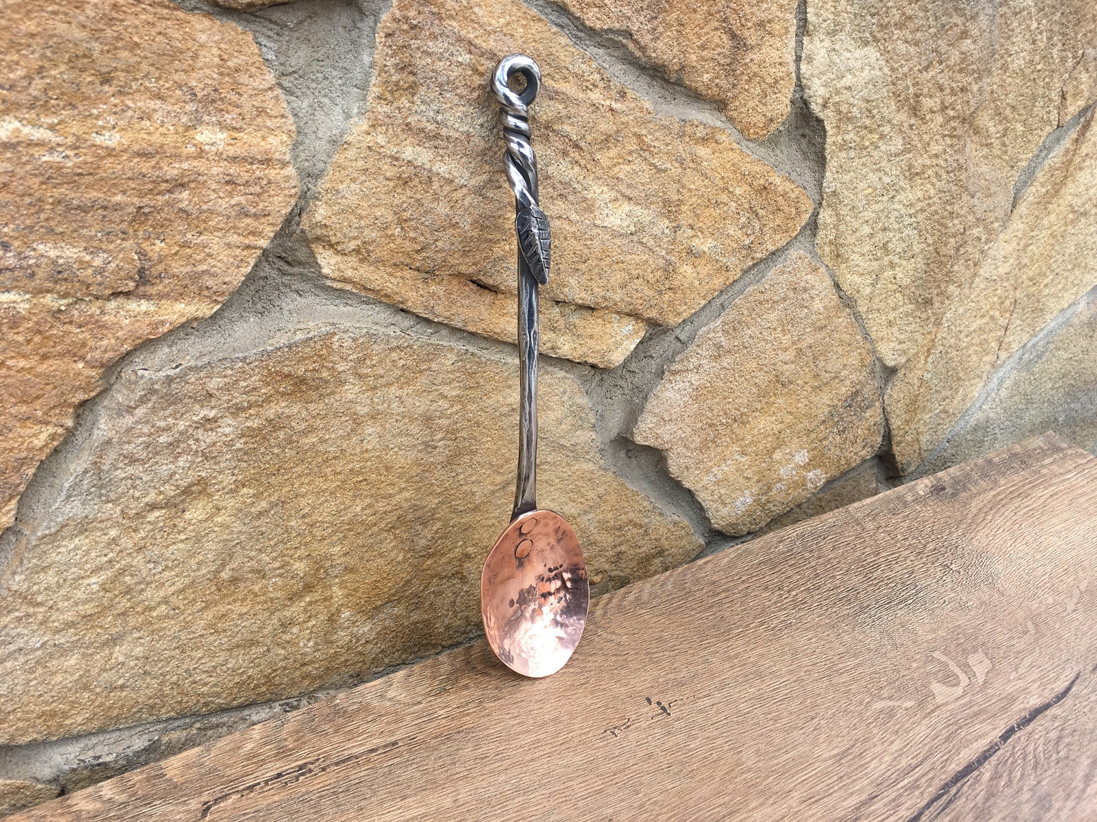 Medieval Spoon Mid Century Spoon Copper Spoon Viking Spoon | Etsy