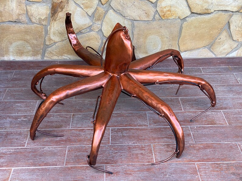 Octopus Chandelier Octopus Art Chandelier Light Ceiling - Etsy