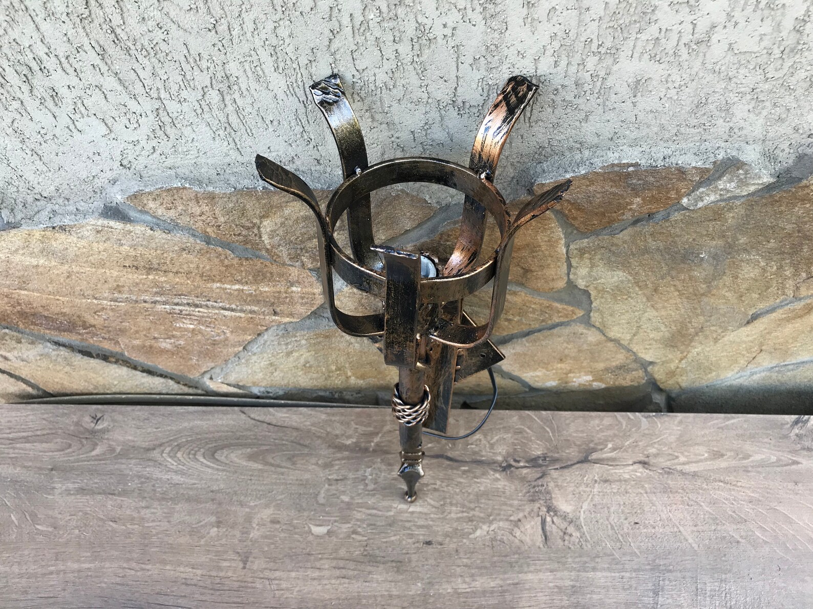 Cottage Sconce Sconce Wall Sconce Wall Torch Wall Lamp - Etsy