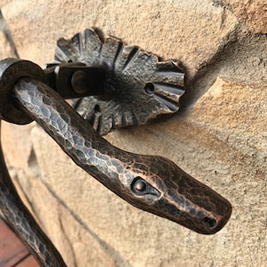 Door Knocker, Snake Door Knocker, Snake Door Handle, Snake Decor, Barn ...