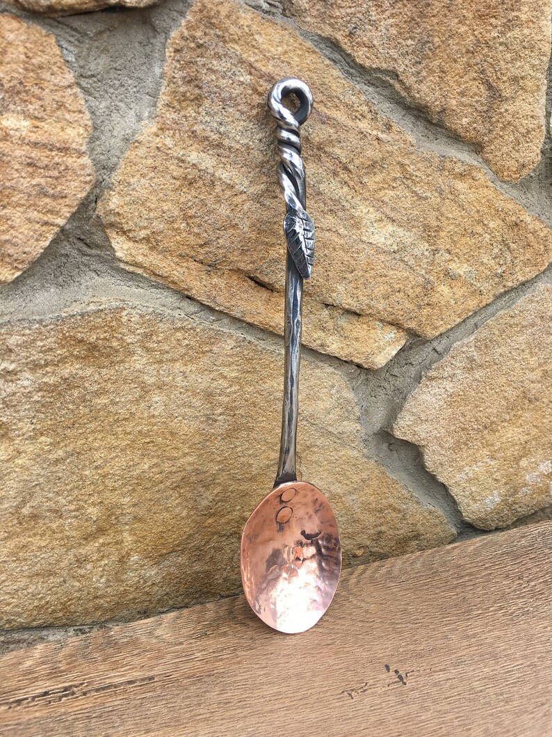 Medieval Spoon Mid Century Spoon Copper Spoon Viking Spoon | Etsy