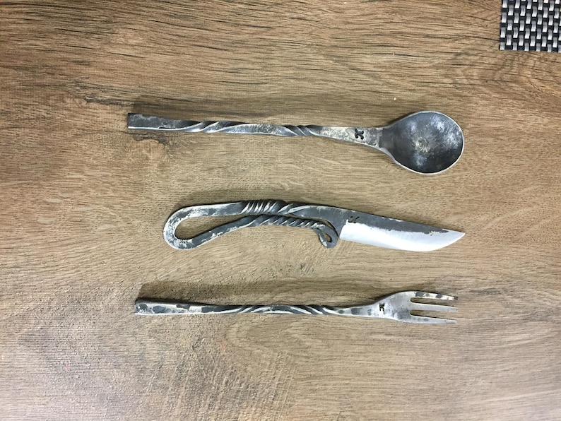 Medieval Cutlery Set Knife Spoon Middle Ages Cutlery Camp - Etsy Australia