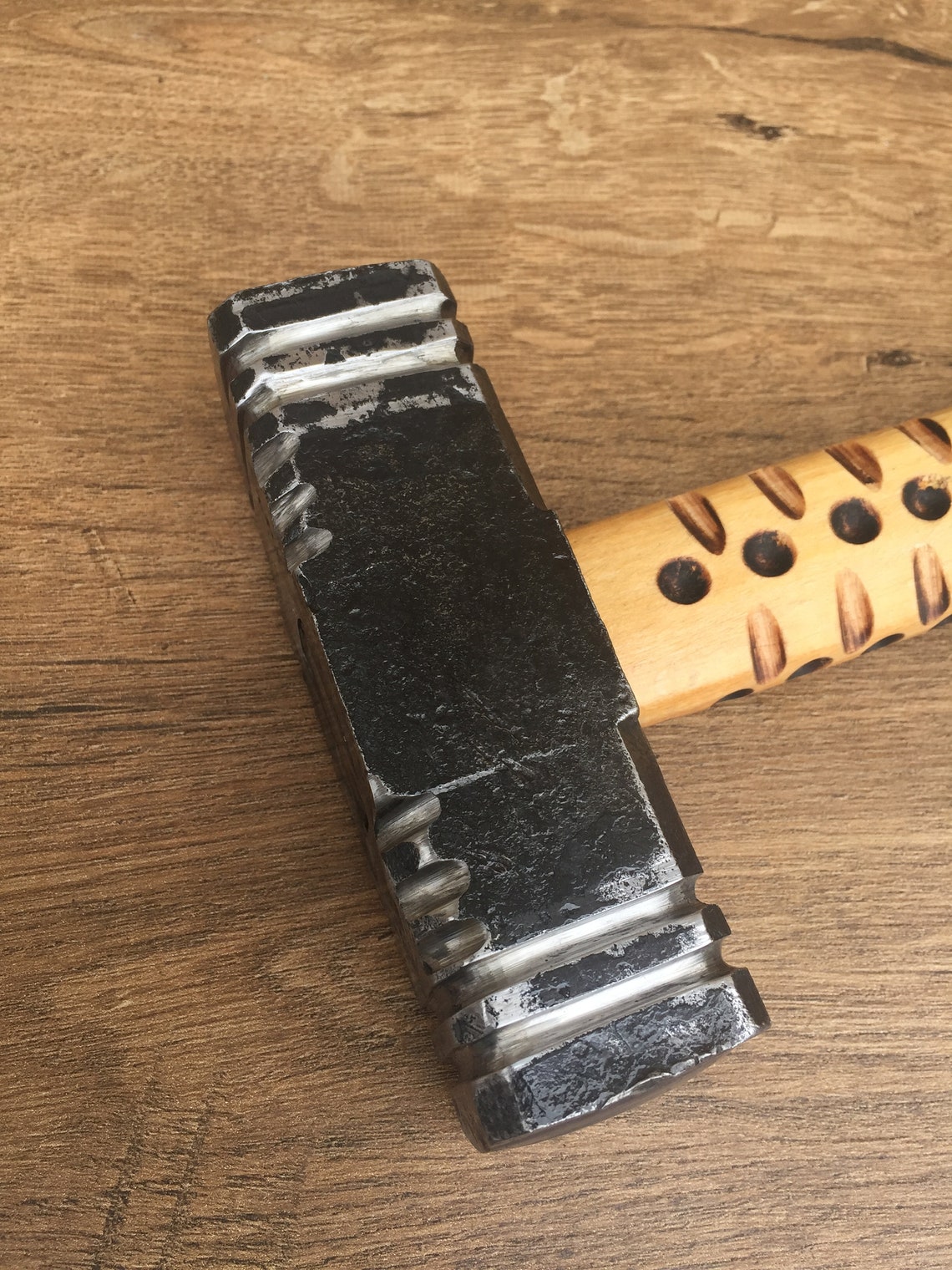 Hand Forged Hammer Blacksmith Hammer Iron Gift for Him - Etsy