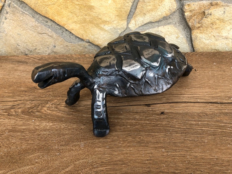 Turtle Hand Forged Turtle Turtle Gifts Tropical Beach - Etsy