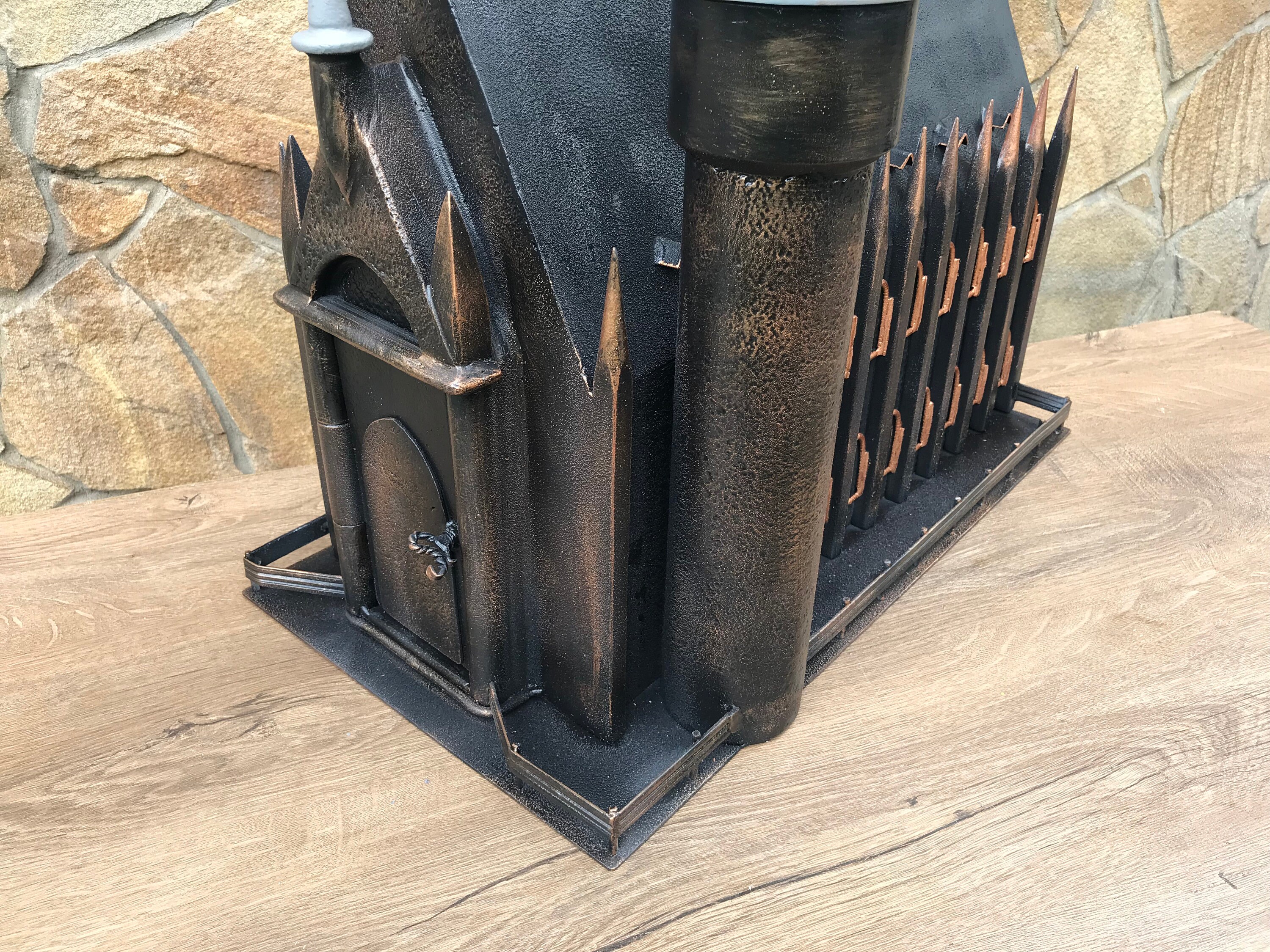 Castle Mailbox Post Box Custom Mailbox Mailbox Post - Etsy UK