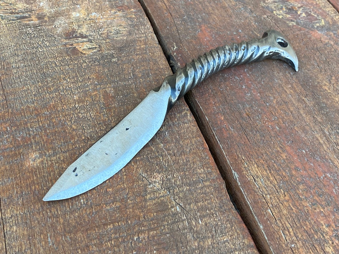 Hand Forged Knife Viking Knife Rustic Knife Medieval Knife | Etsy