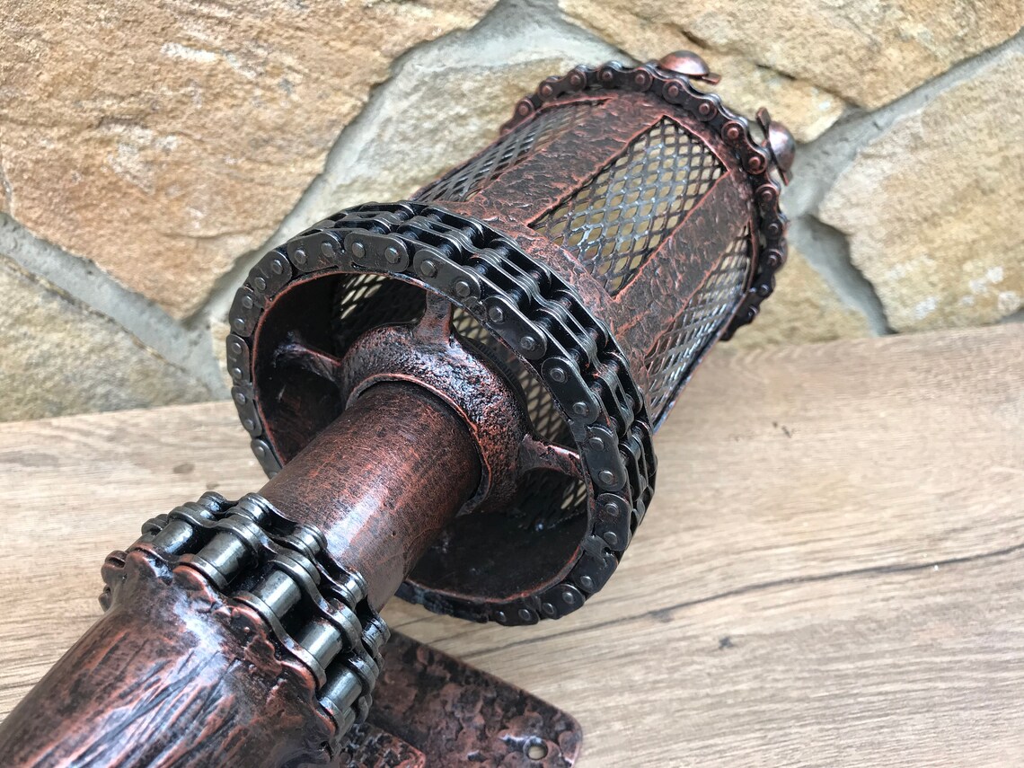 Steampunk Sconce Wall Sconce Industrial Sconce Industrial - Etsy