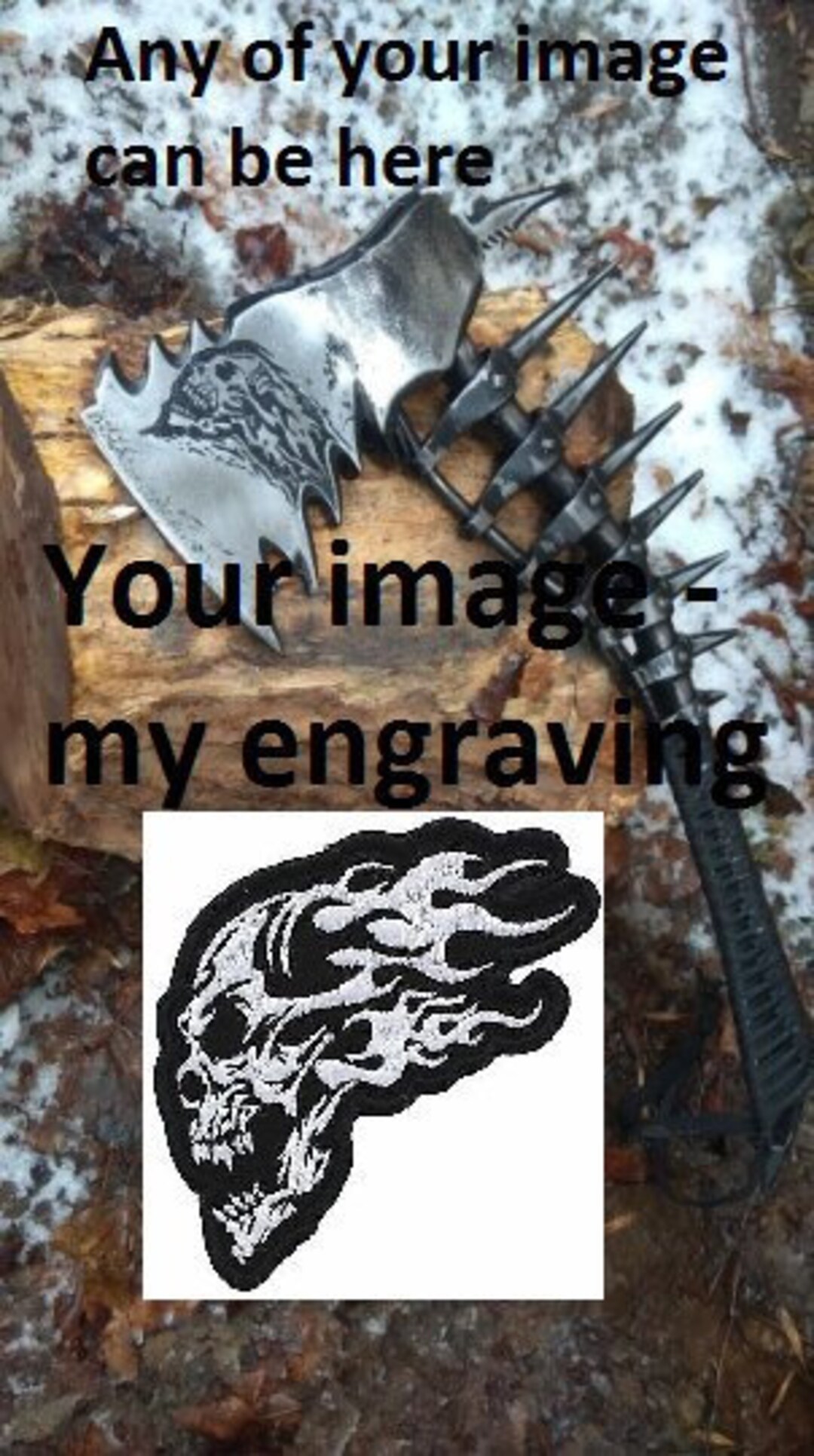 Engraved Axe, Custom Axe, Etched Axe, Personalized Axe, Viking Axe ...