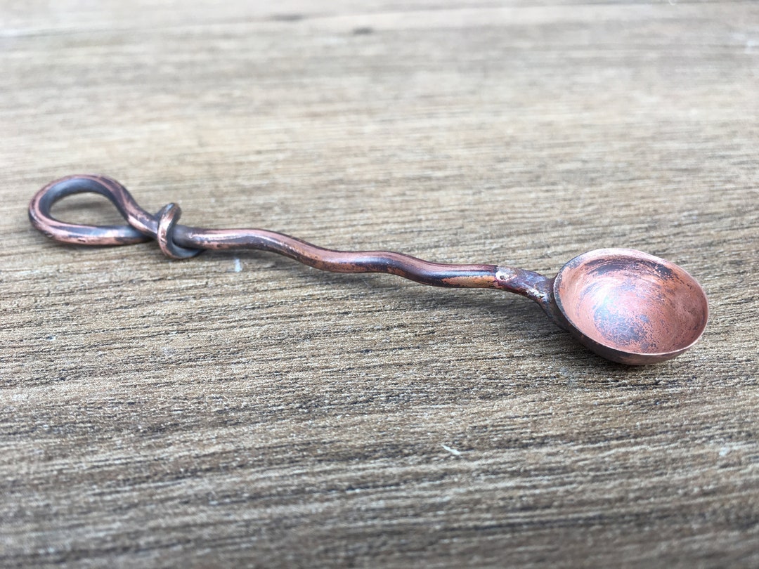 Copper Scoop, Mini Scoop, Salt Scoop, Spice Scoop, Dollhouse Kitchen ...