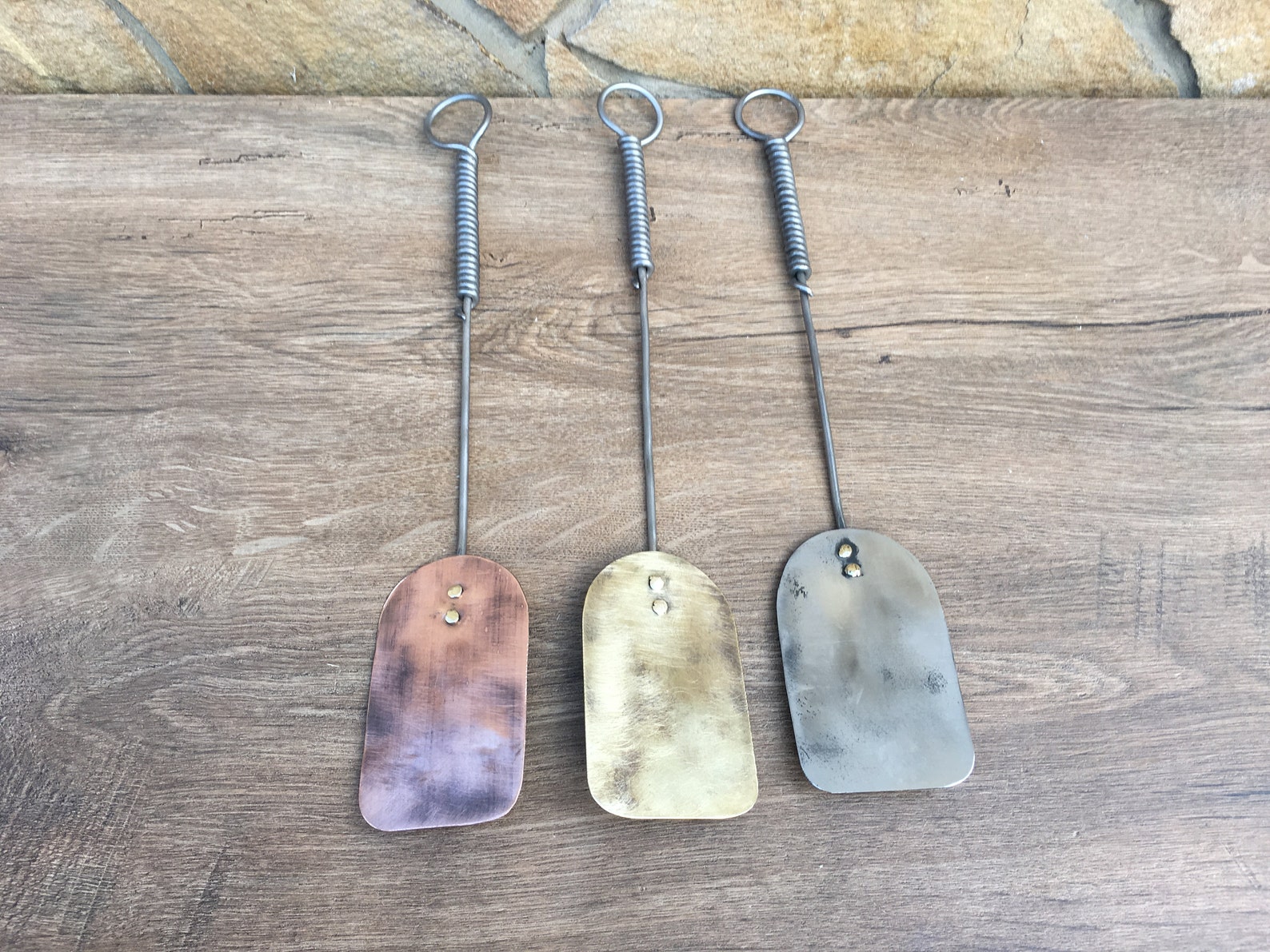 Spatula Set Moms Gift Bronze Spatula Copper Spatula - Etsy