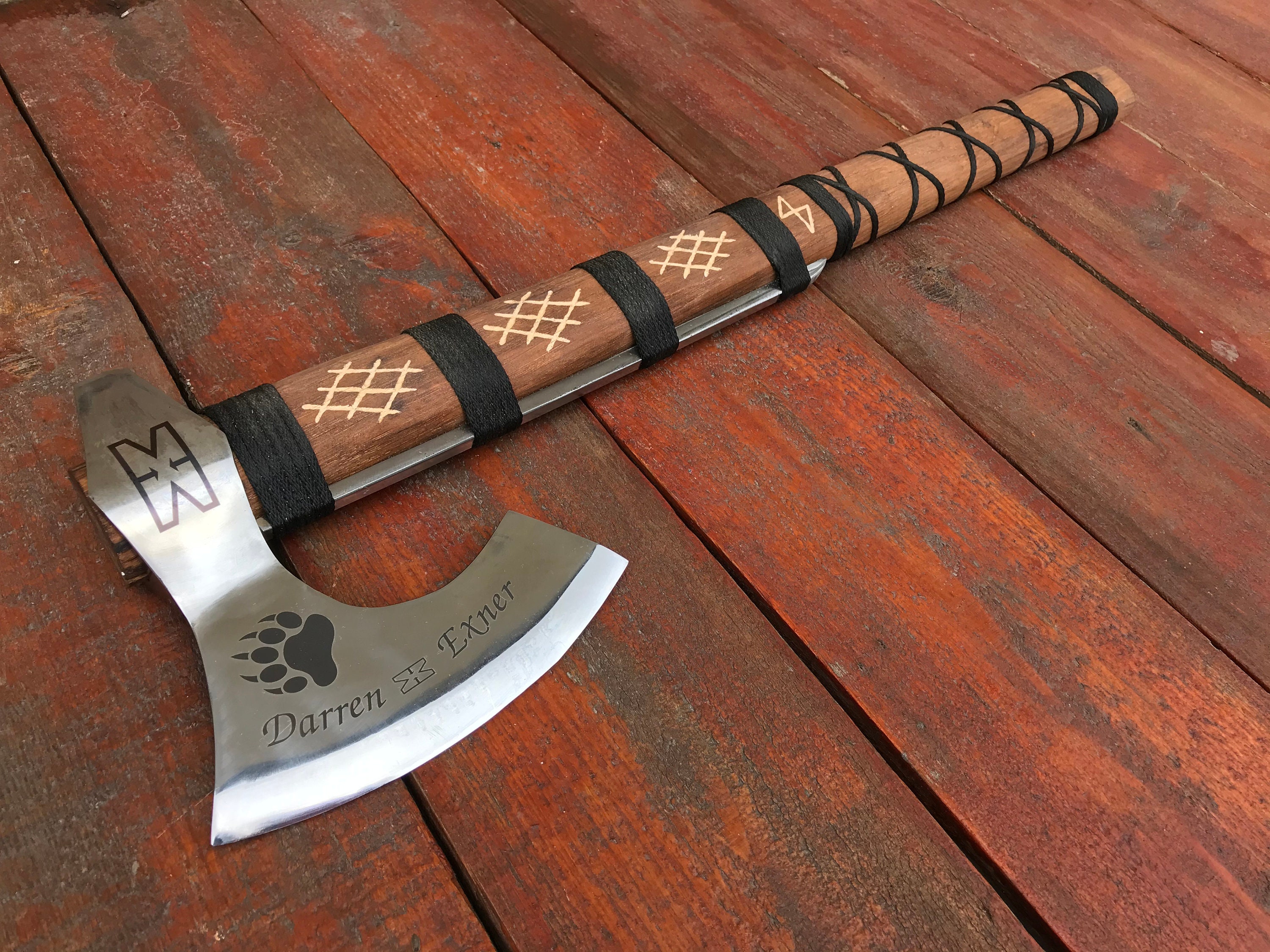 Personalized Axe Beard Axe Viking Axe Gift for Men - Etsy