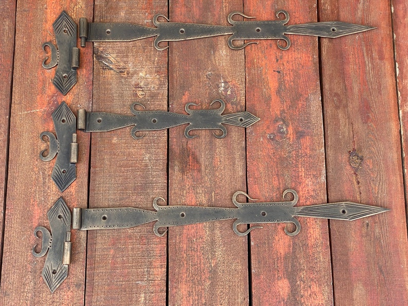 Hinges Medieval Hinges Vintage Hinge Rustic Hinges Barn - Etsy