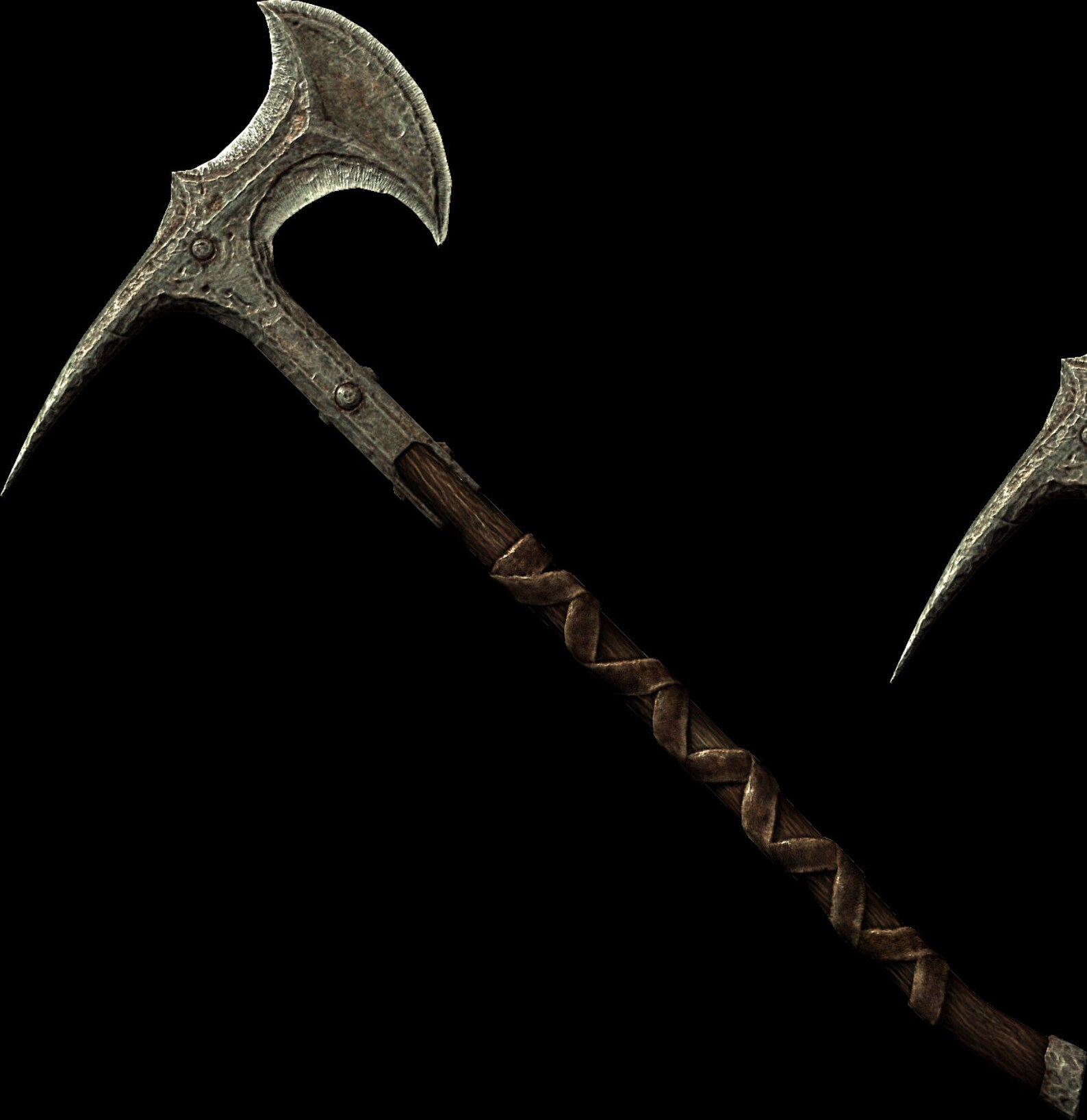 Skyrim axe The Elder Scrolls Iron Battleaxe battle axe | Etsy