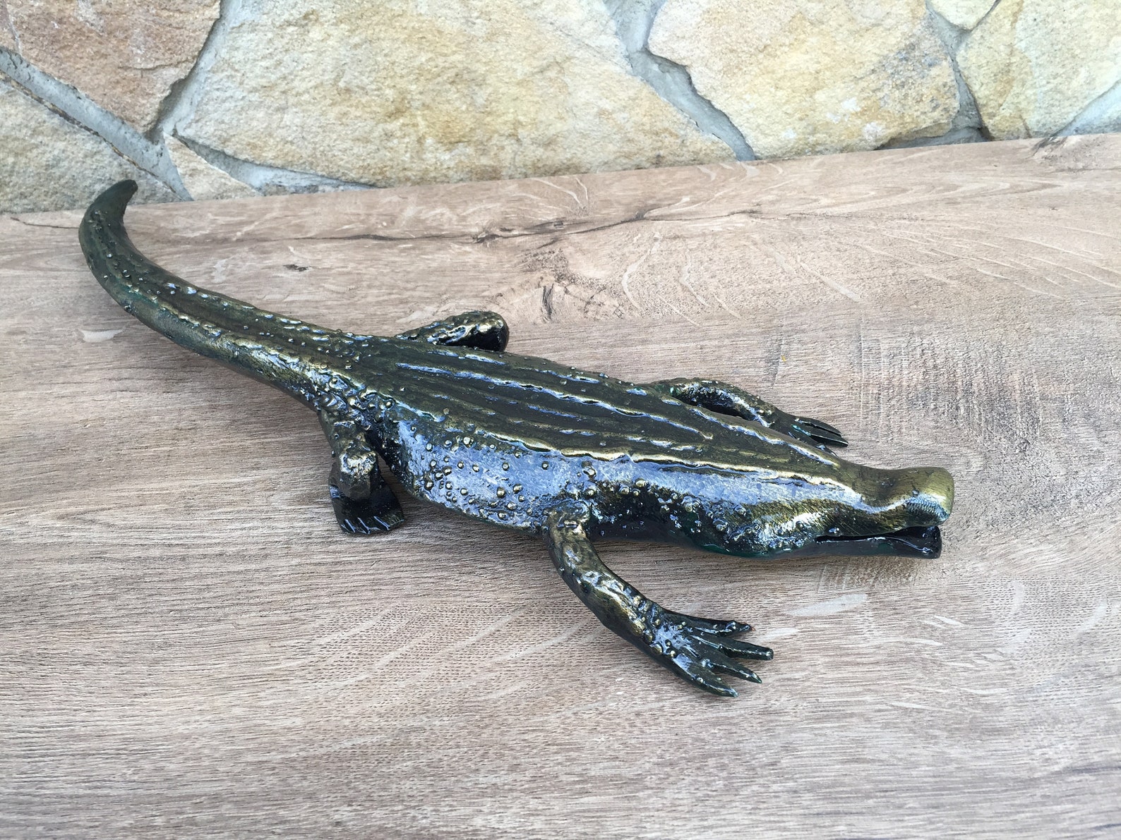 Hand Forged Crocodile Crocodile Figure Crocodile Gifts - Etsy
