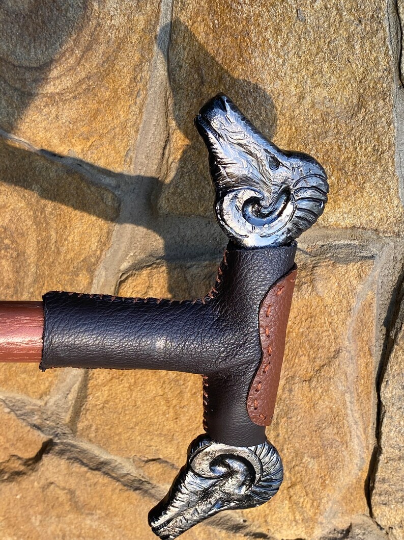 Walking Cane Ram Walking Stick Cane Stick Birthday - Etsy