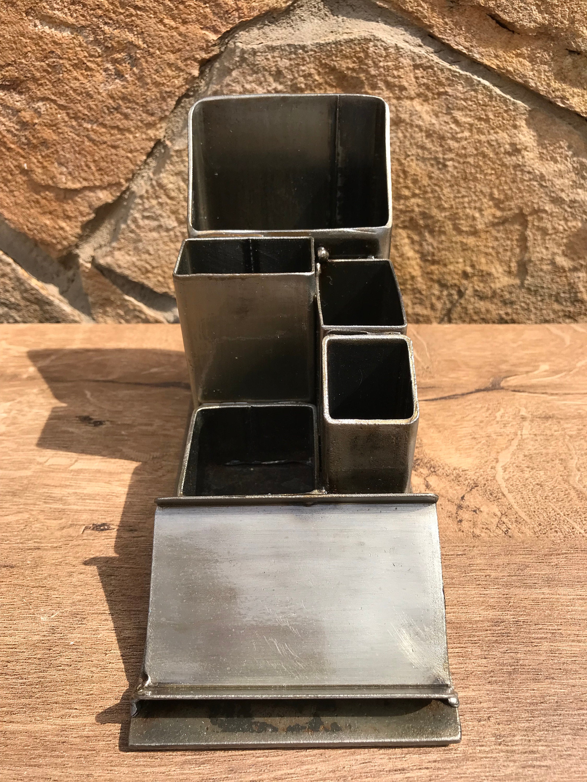 Desk Organizer Metal Desk Organizer Iron Desk Organizer | Etsy