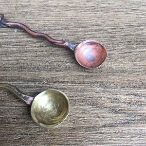 Copper Scoop, Mini Scoop, Salt Scoop, Spice Scoop, Dollhouse Kitchen ...