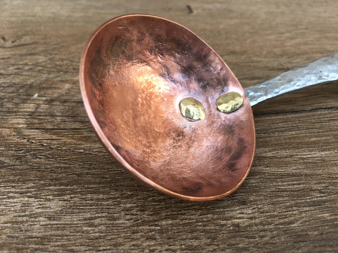 Medieval Scoop Mid Century Spoon Copper Spoon Viking Spoon - Etsy