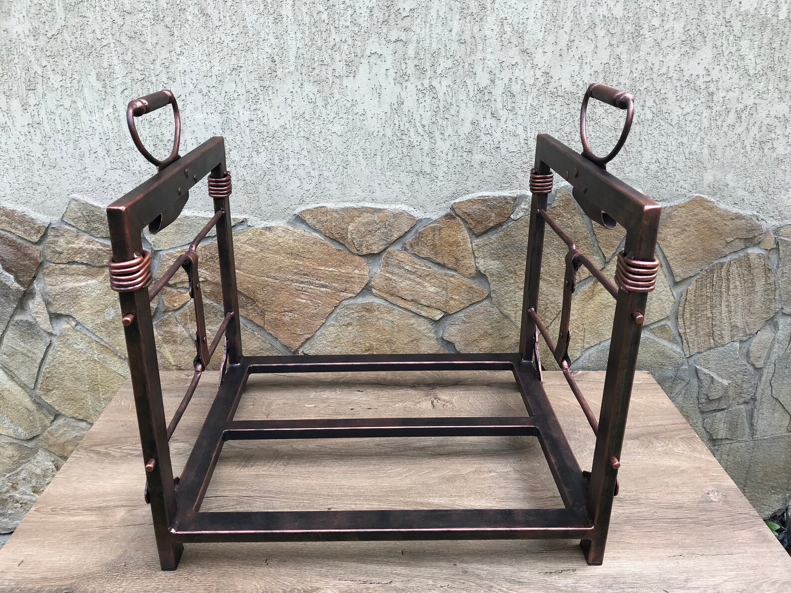 Log rack medieval tools log holder ancient decor medieval | Etsy