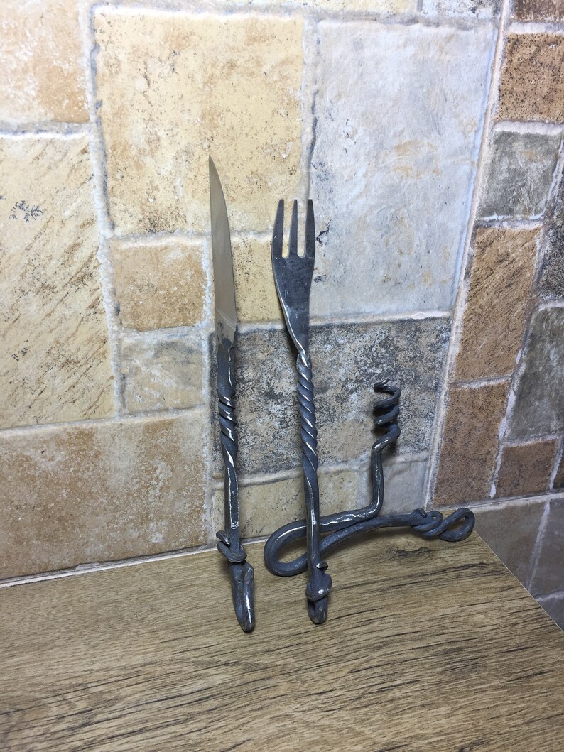 Stainless Steel Hand Forged Medieval Cutlery Setmiddle Ages - Etsy