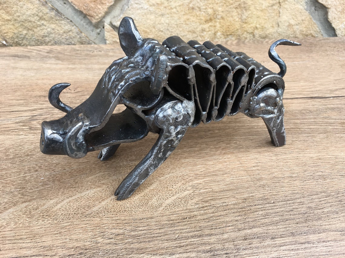 Hand Forged Boar Boar Wild Boar Aper Boar Gift Boar | Etsy