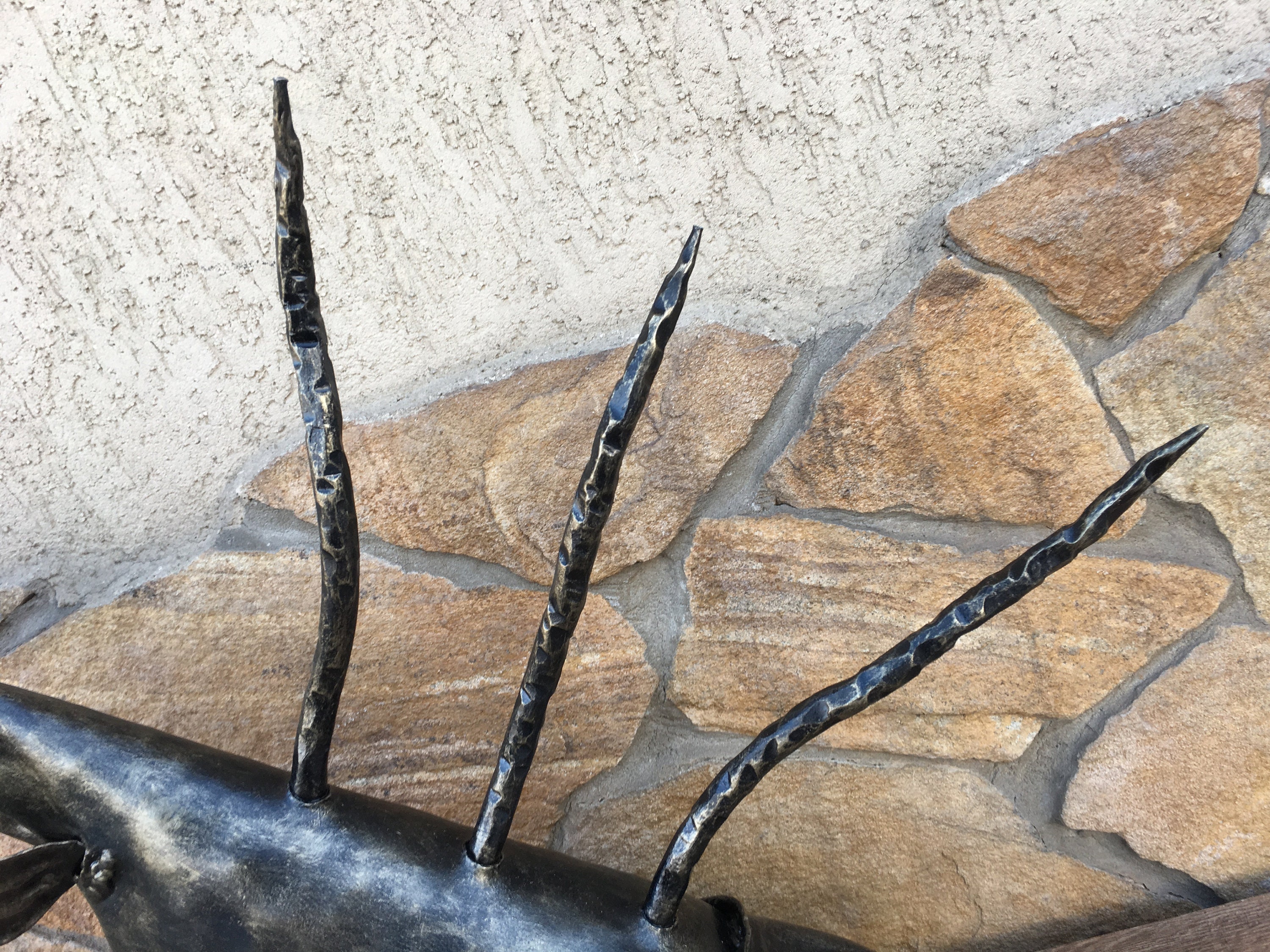 Hand forged fish metal fish fish artwork custom fish fish | Etsy