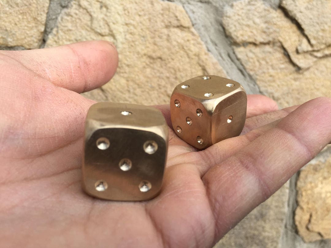 Bronze Dices, Bronze Anniversary Gifts, Bronze Gifts, 8 Year Gifts ...