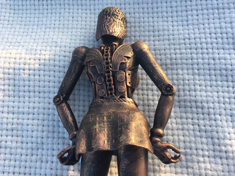 Steampunk Sculpture Steampunk Figurine Recycled Art - Etsy