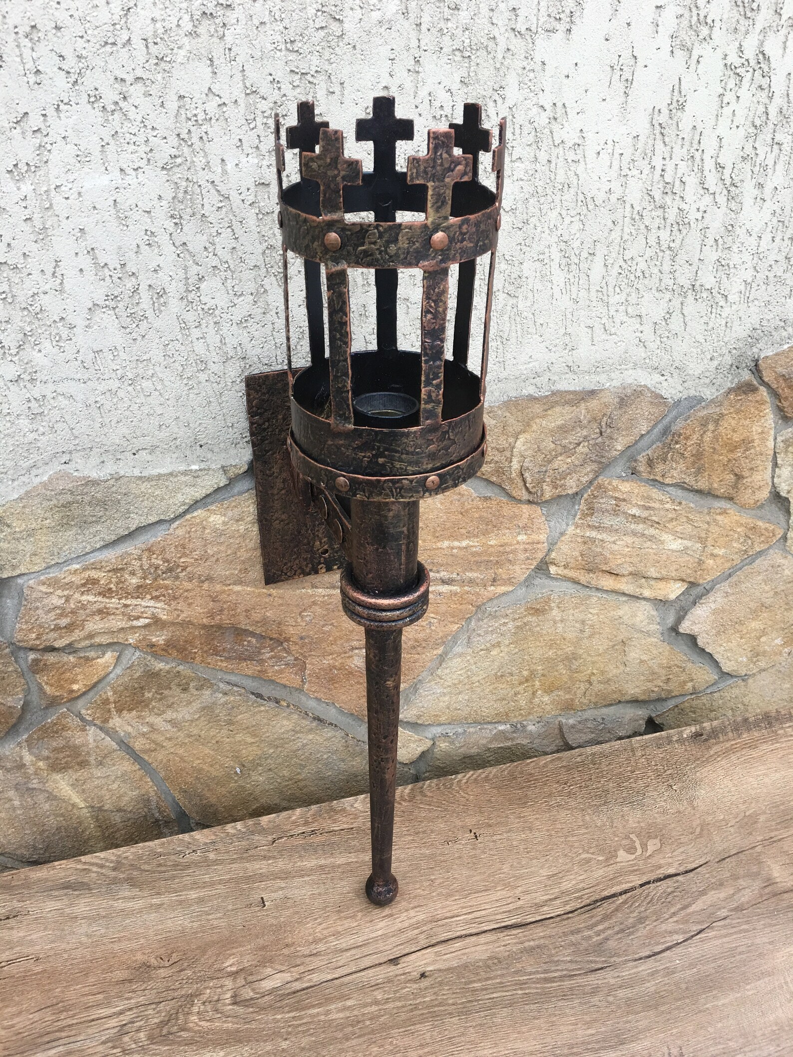 Wall Sconce Viking Lamp Viking Light Castle Light Medieval | Etsy