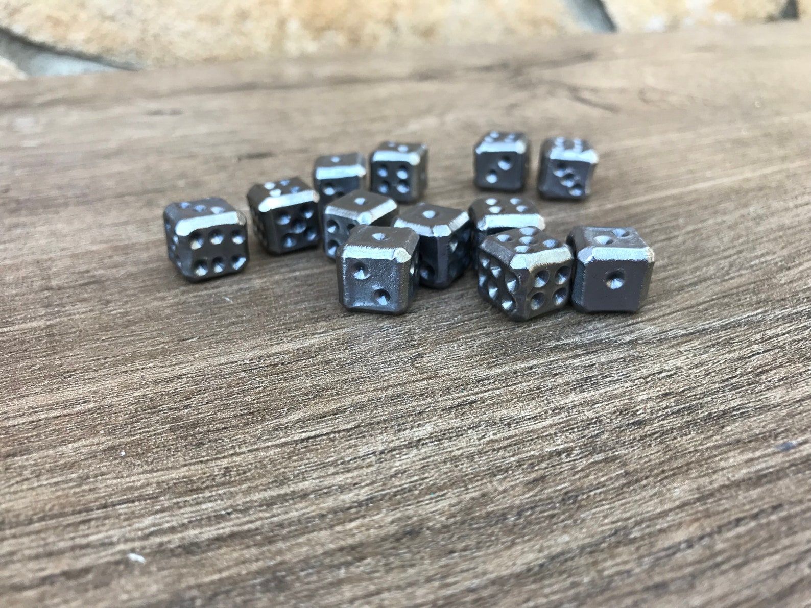 Dices Hand Forged Dices Iron Dice Iron Gift Iron - Etsy