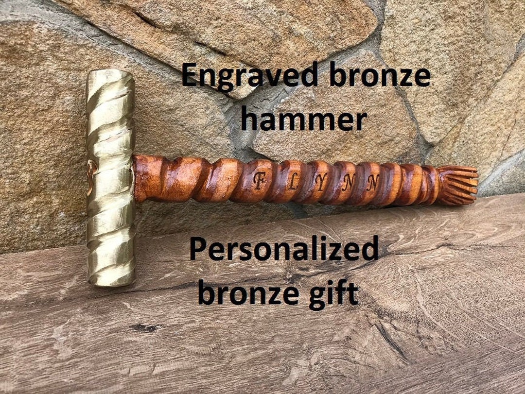 8th Anniversary Gift for Him, Bronze Mini Hammer,bronze Hammer,bronze ...