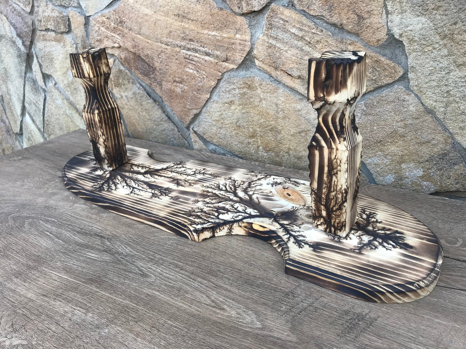 Trident Holder, Trident Stand, Wooden Holder, Wooden Stand, Holder ...