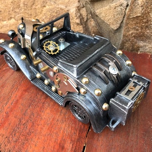 Steampunk Car, Car, Retro Car, Industrial Car, Steampunk Gift, DIY ...
