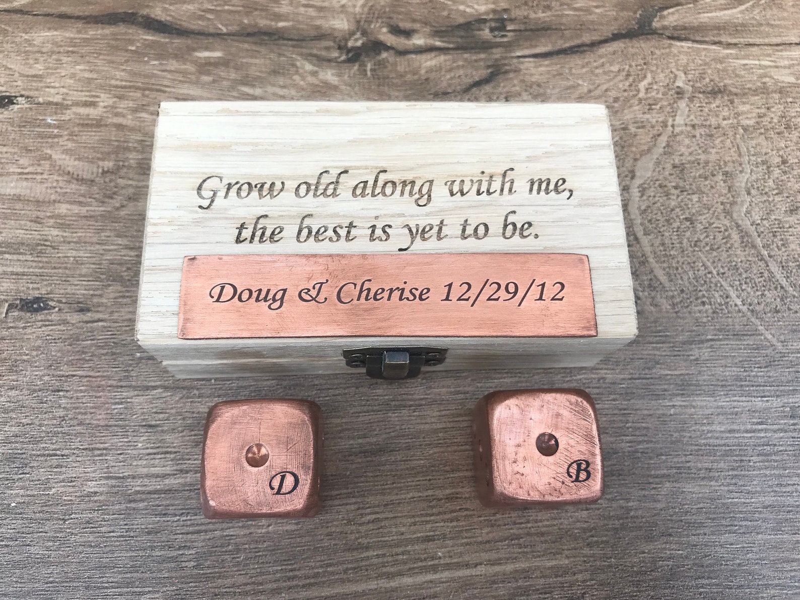Copper Anniversary Gift 7th Anniversary Engraved Copper - Etsy