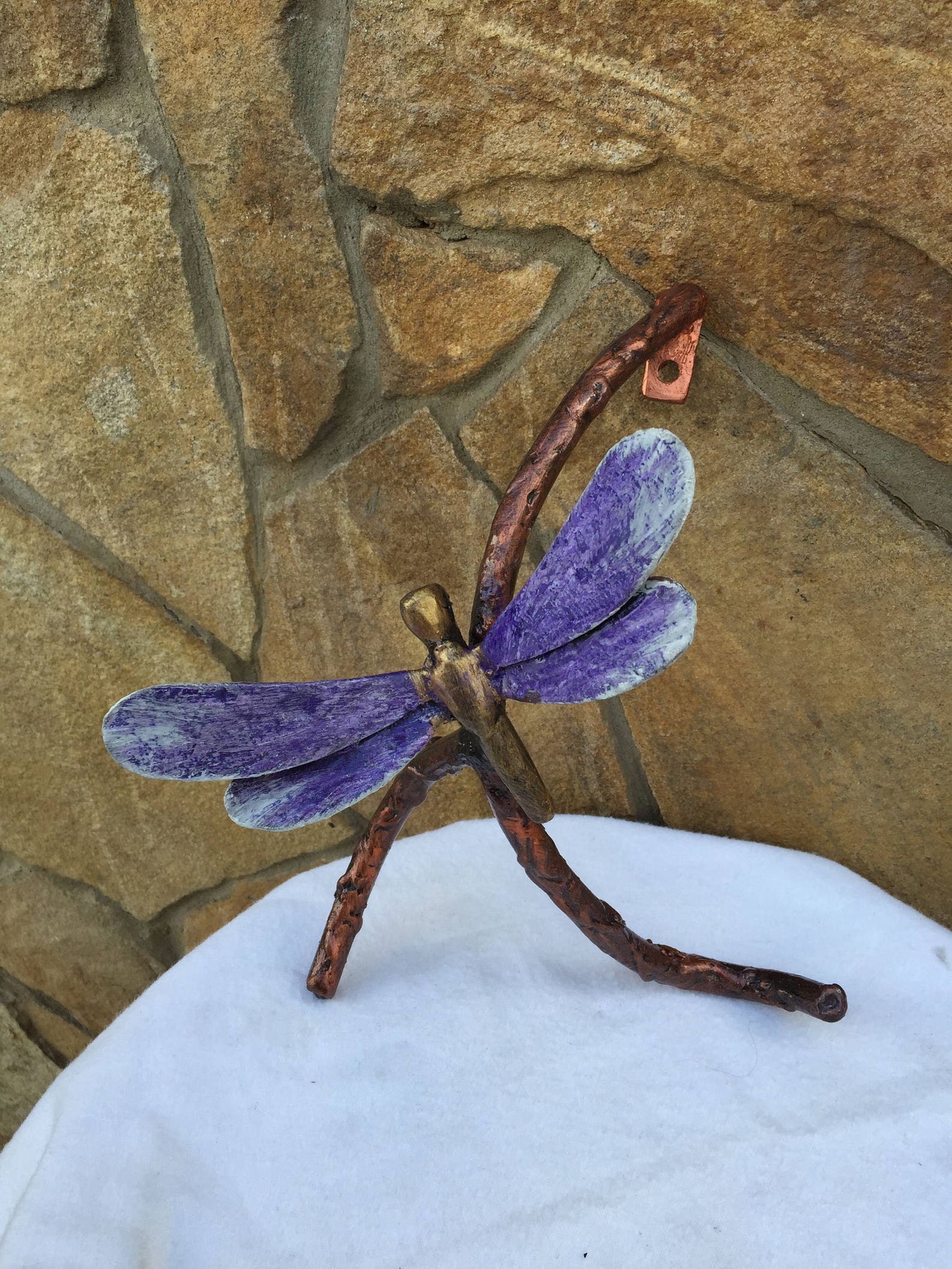 Dragonfly Metal Dragonfly Dragonfly Figurine Forged - Etsy