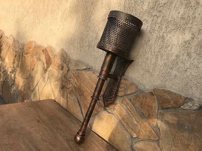 Viking Sconce Viking Torch Viking Light Viking Lamp Viking - Etsy