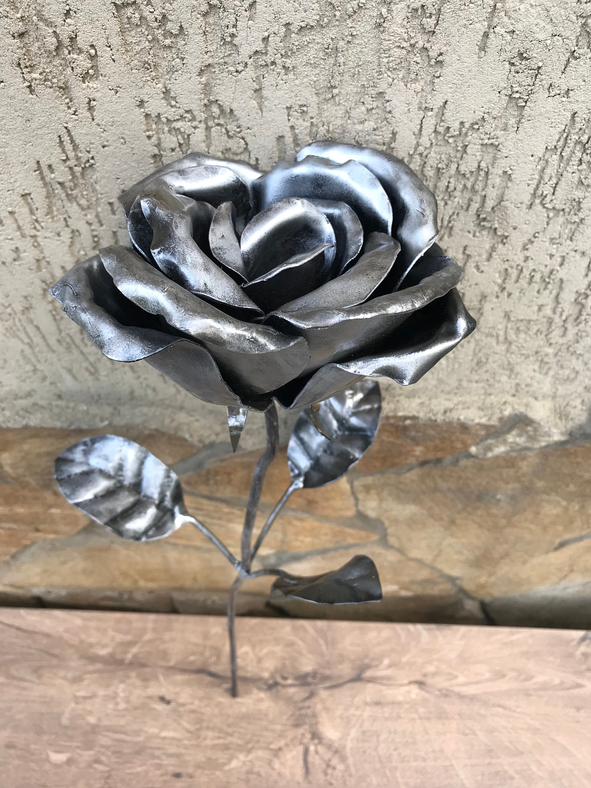 Rose Wedding Rose Iron Rose Wedding Gift Bride Flowers - Etsy