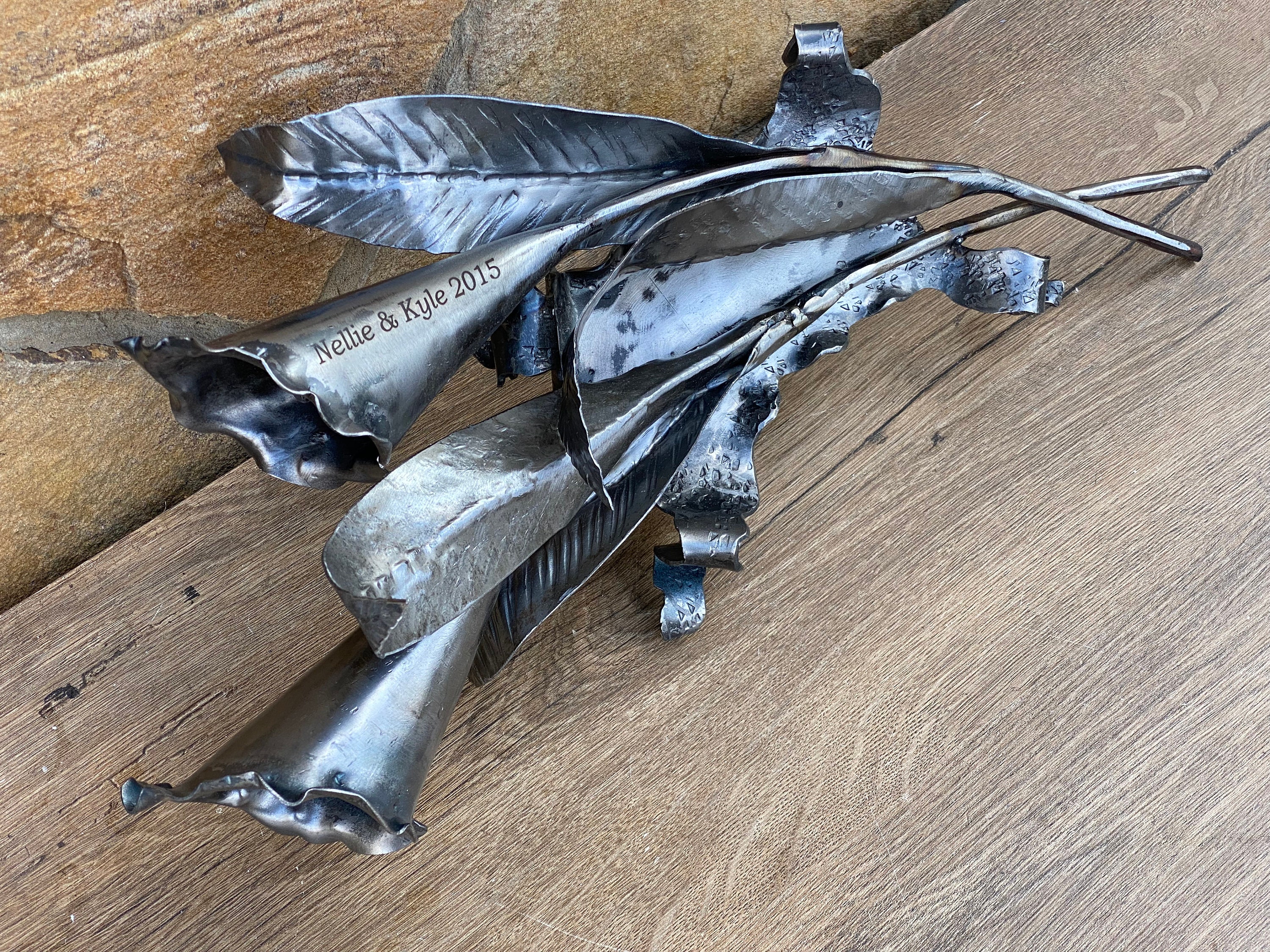 Calla Lily, Iron Flower, Iron Anniversary Gift, Christmas, 6th ...