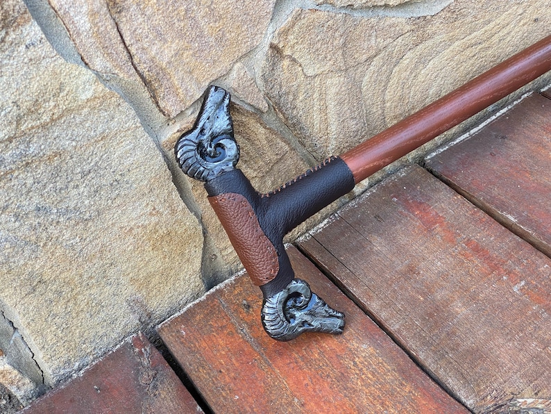 Walking Cane Ram Walking Stick Cane Stick Birthday - Etsy