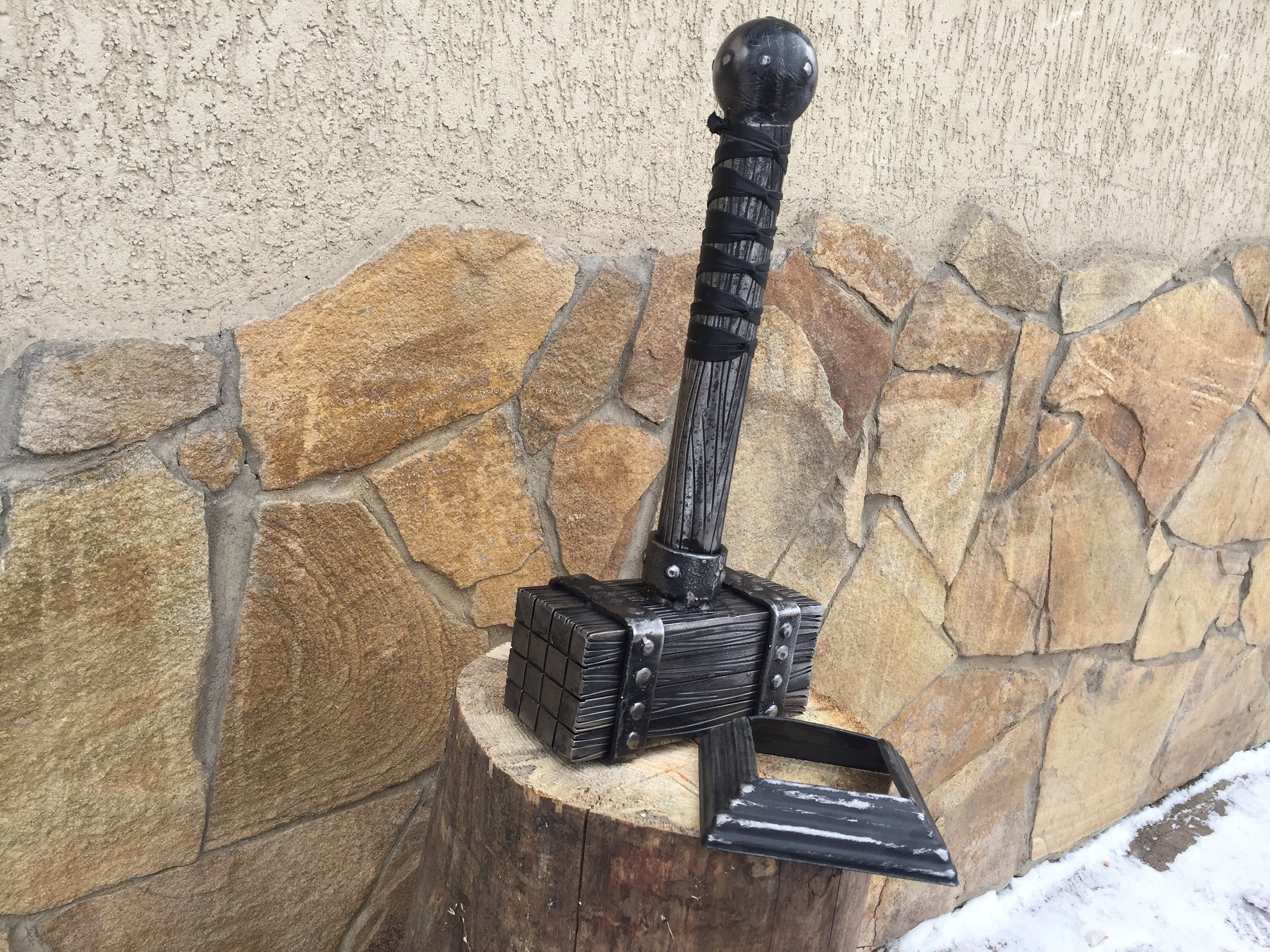 Hand Forged Hammer Viking Axe Thors Hammer Decorative - Etsy