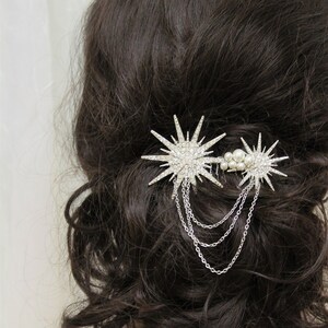 Celestial Star Hair Comb Star Bridal Headpiece wedding Hair - Etsy
